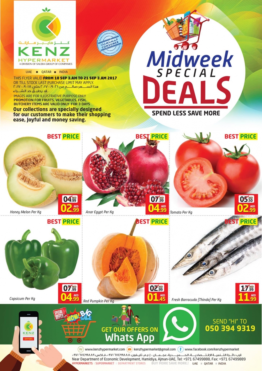 Midweek Special Deals