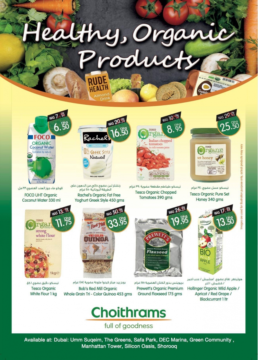 Choithrams Organic Food Offers