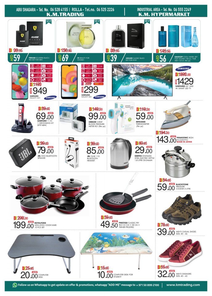 KM Trading Sharjah Margin Down Deals | Sharjah Offers