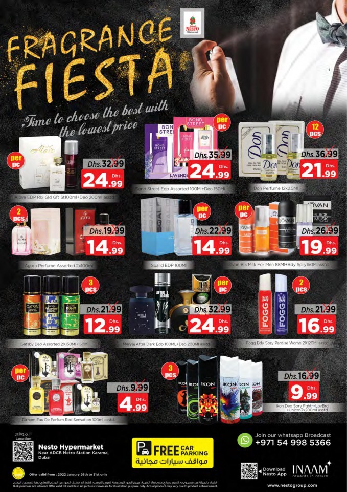 Nesto Hypermarket Karama Fragrance Fiesta Offer