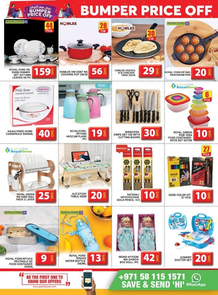 Grand Hyper Dubai Bumper Price Off Flyer | Dubai Offers