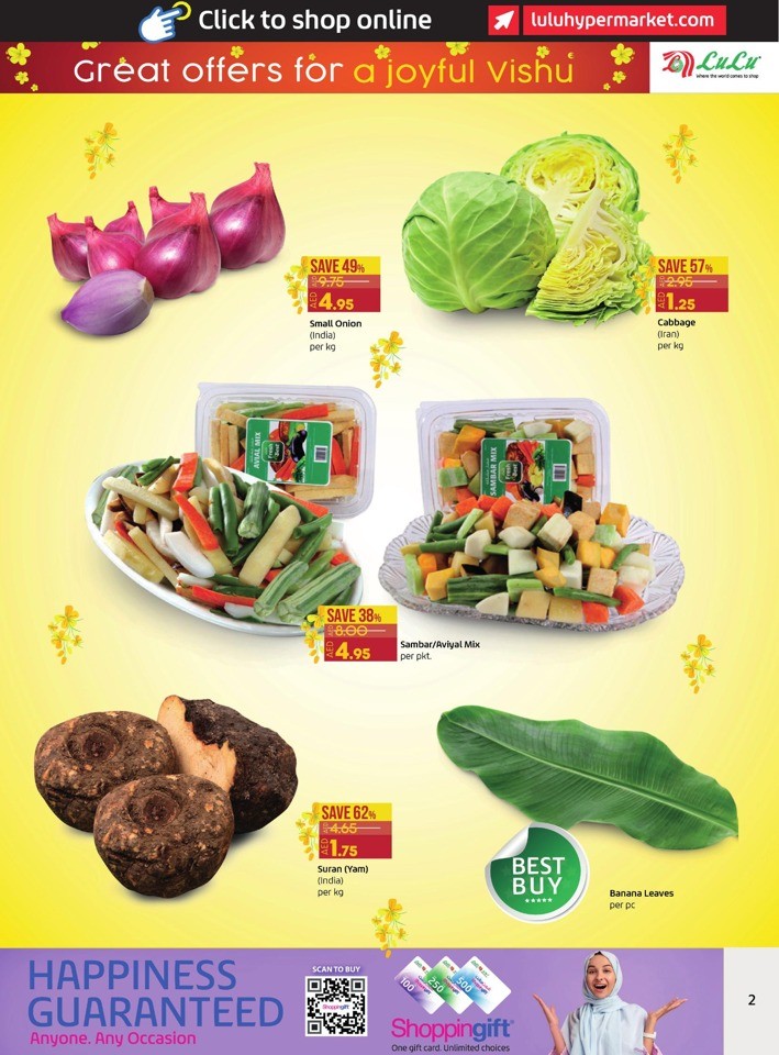 Lulu Hypermarket Happy Vishu Offer | Lulu Offers Today