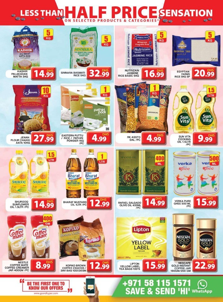 Grand Hyper Half Price Sale | Dubai Shopping Offers Today