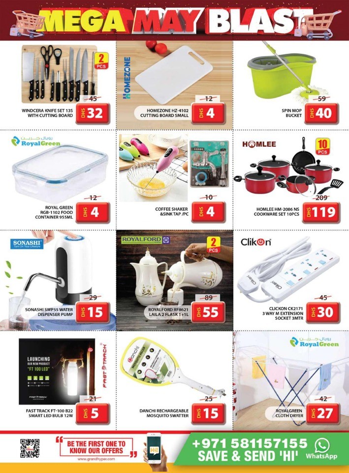 Grand Mall Mega May Blast Offer | Sharjah Sale Offers Today
