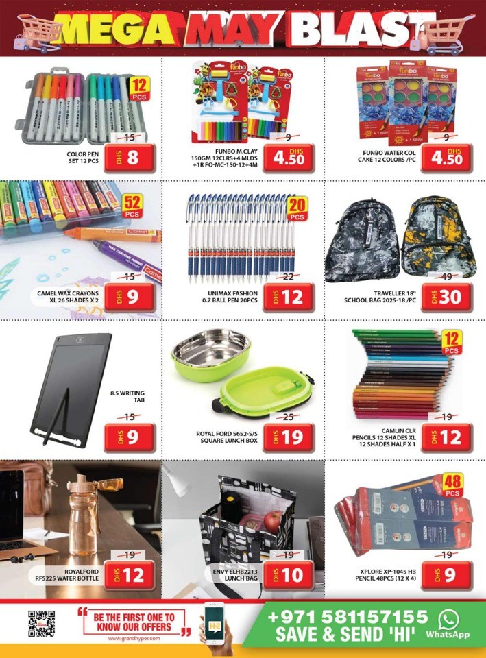 Grand Mall Mega May Blast Offer | Sharjah Sale Offers Today