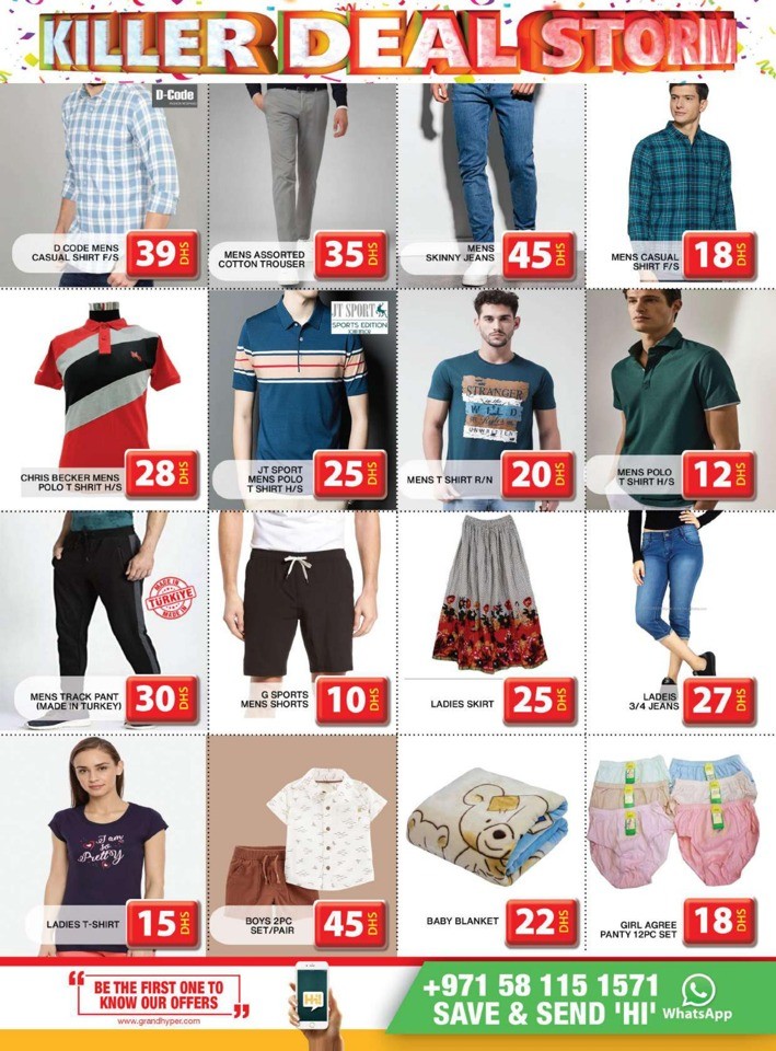 Grand Hyper Killer Deal Storm | Dubai Shopping Offers Today