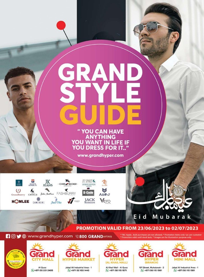 Grand Hypermarket Grand Style Promotion | Dubai Offer Fliers