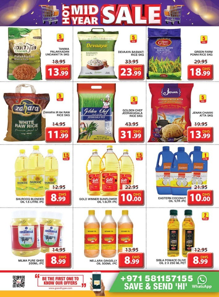 Grand Mall Midyear Sale Offer | Sharjah Shopping Offer Flier
