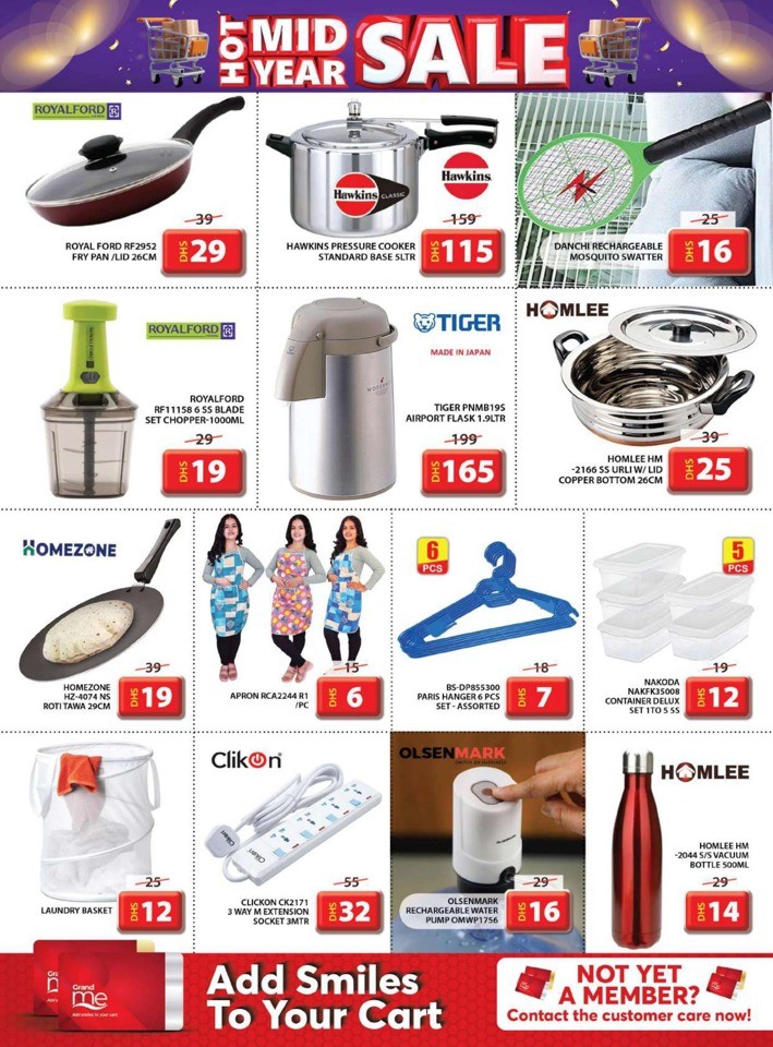 Grand Mall Midyear Sale Offer | Sharjah Shopping Offer Flier