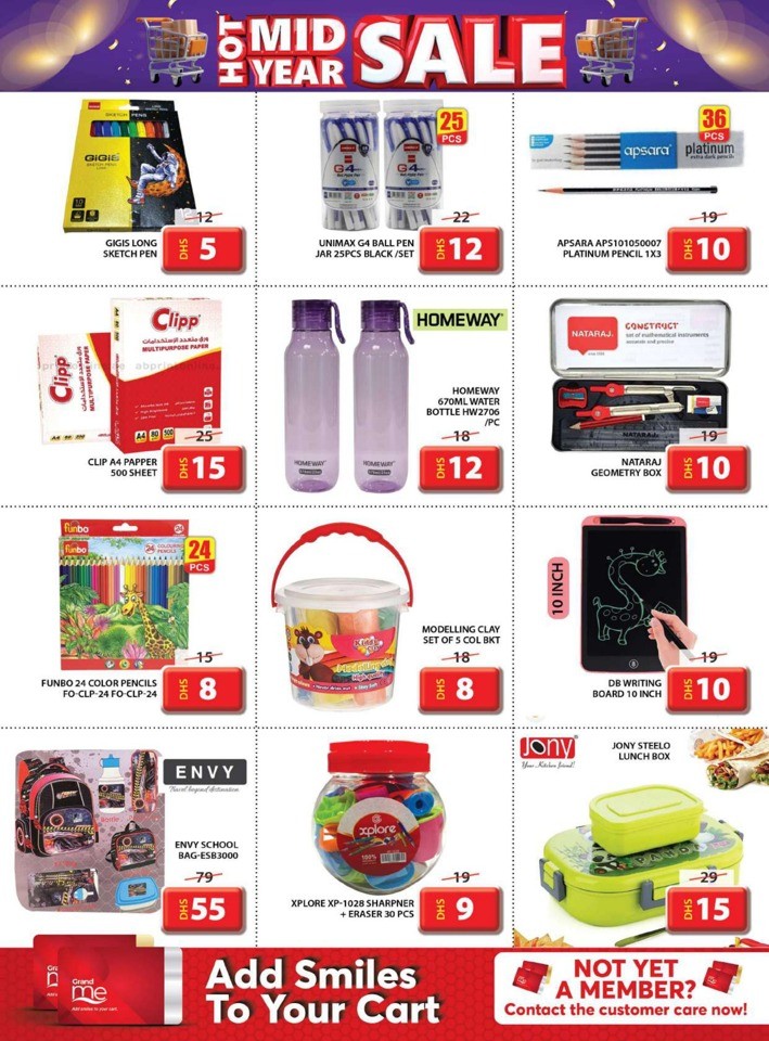 Grand Mall Midyear Sale Offer | Sharjah Shopping Offer Flier