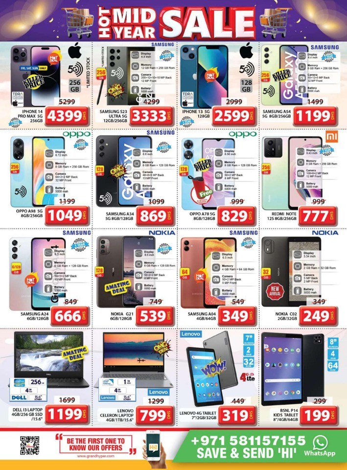 Grand Mall Midyear Sale Offer | Sharjah Shopping Offer Flier