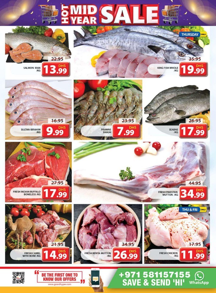 Grand Mall Midyear Sale Offer | Sharjah Shopping Offer Flier