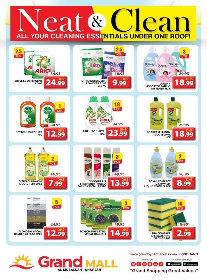 Grand Mall Half Price Sensation Offer | Sharjah Offer Fliers