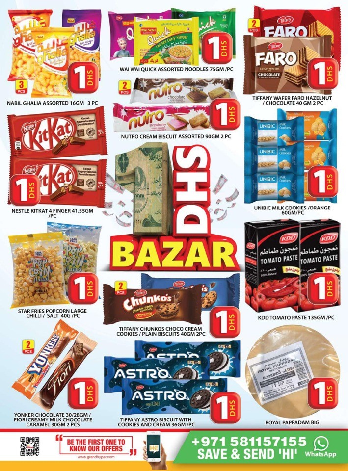 Grand Mall 1 DHS Bazar Flyer | Sharjah Offers Today