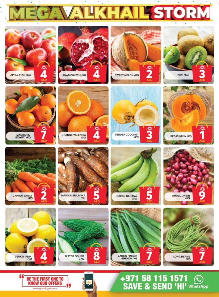 Grand Hyper Mega Alkhail Strom Deal Flyer | Dubai Offers