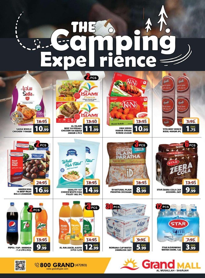 Grand Mall Camping Deals Flyer | Sharjah Offer Fliers