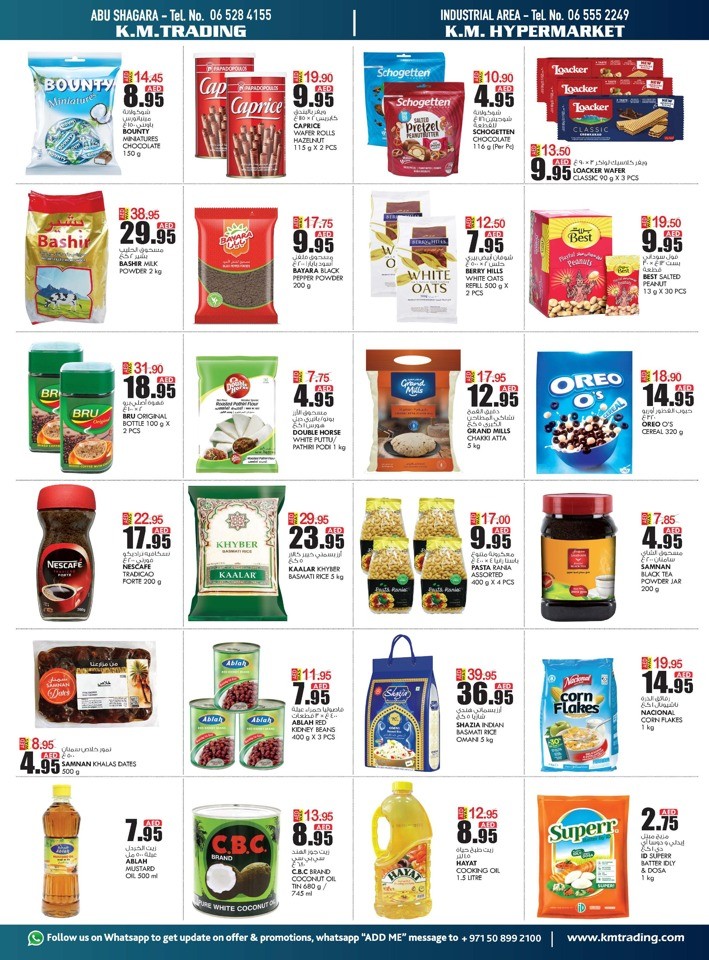 K M Trading Midweek Saver Offer Flyer | Sharjah Offers Today