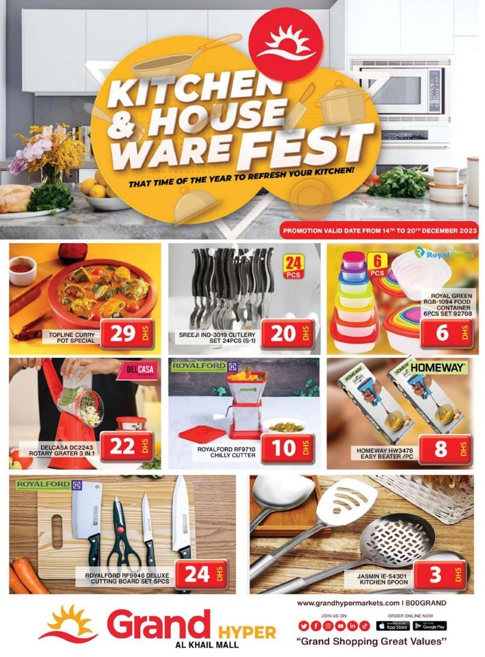 Grand Hyper Kitchen & Houseware Fest | Dubai Offers Today