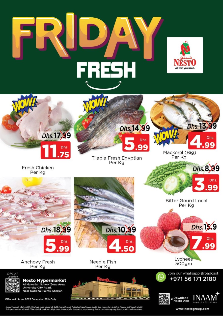Nesto Al Muweilah Friday Fresh Deal | Nesto Offers Today
