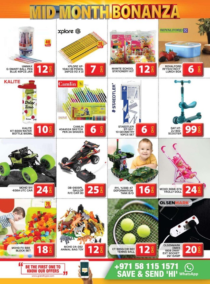 Grand Hyper Mid Month Bonanza Deal | Dubai Offers 2024