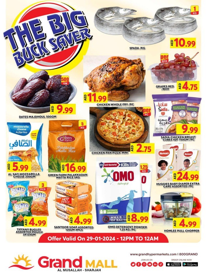 Grand Mall Big Buk Saver Deal 29 January 2024