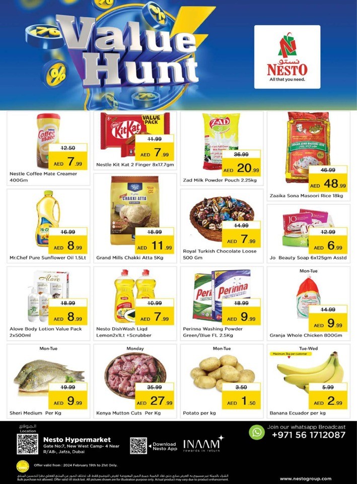 Nesto Jafza Value Hunt Promotion | Dubai Offers Today