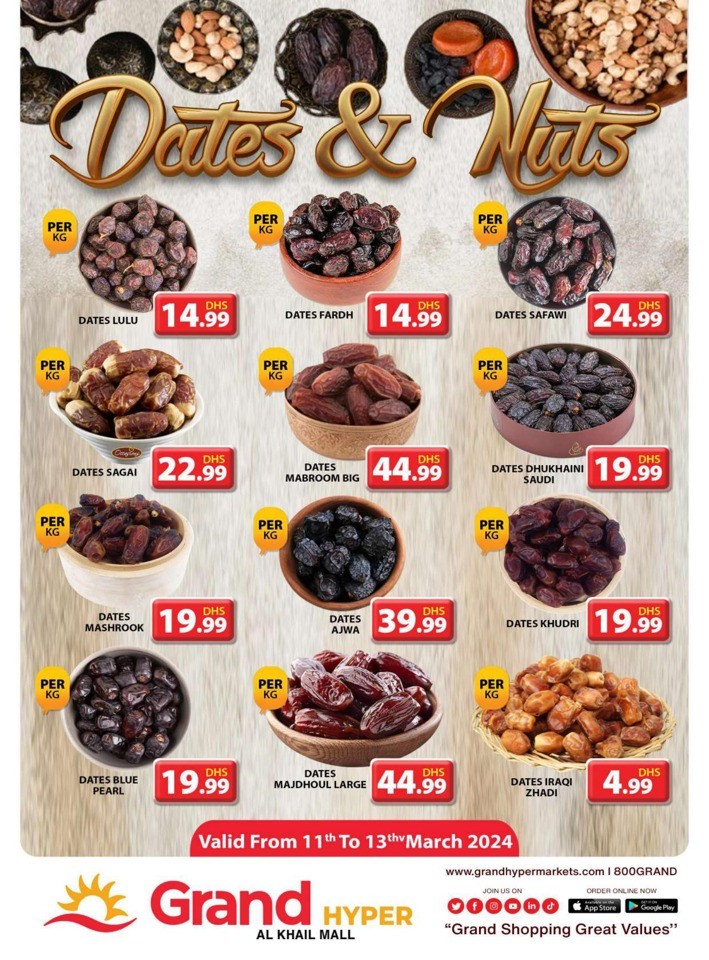 Grand Hyper Dates & Nuts Deal | Dubai Offers Today