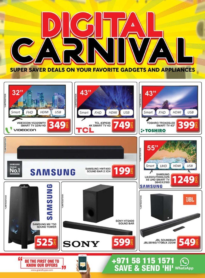 Grand Mall Sharjah Digital Carnival Offer 3-15 May 2024