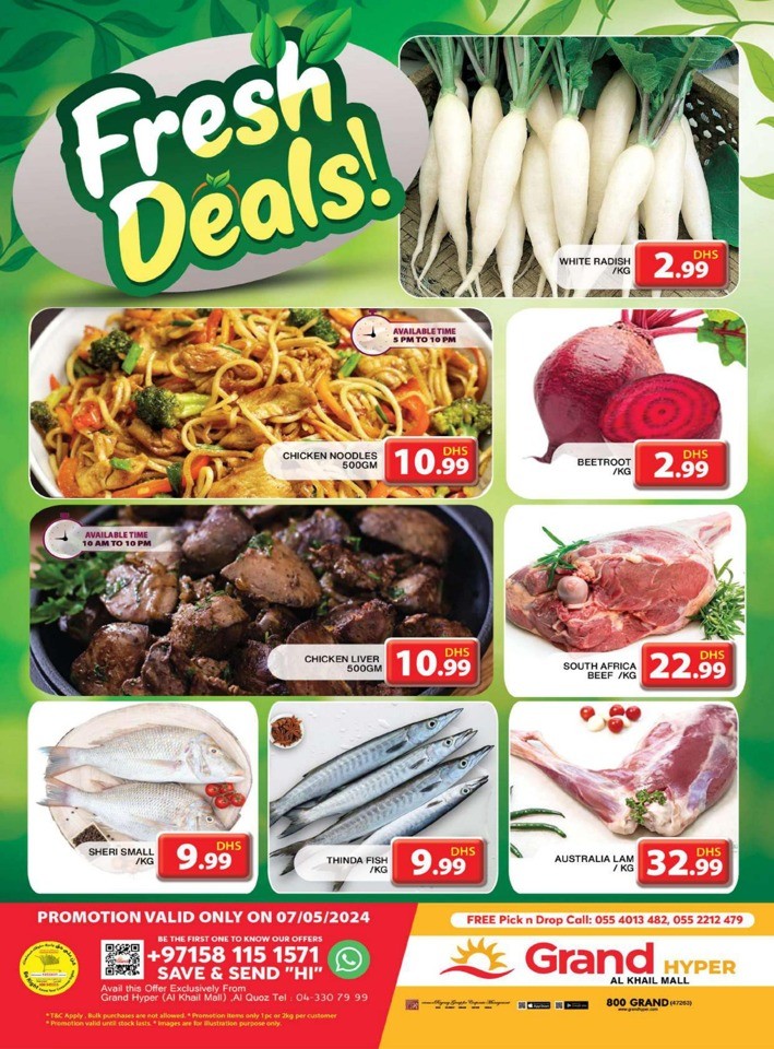 Grand Hyper Dubai Fresh Deal 7 May 2024 Flyer