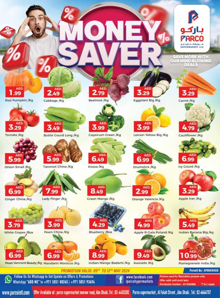 Parco Supermarket Abu Dhabi Money Saver Offer Flyer