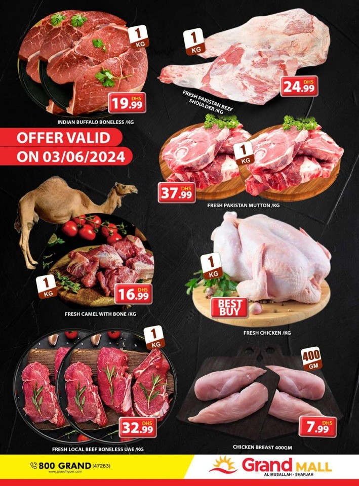 Grand Mall Sharjah Midweek Grand Price Drop Flyer