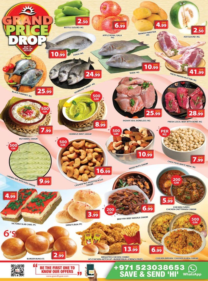 Grand Mall Sharjah Midweek Grand Price Drop Flyer