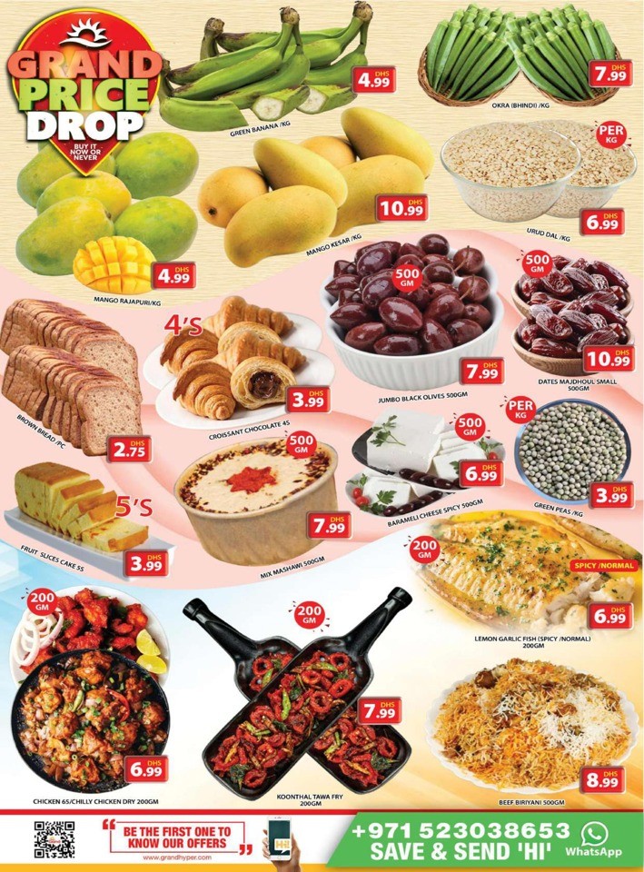 Grand Mall Sharjah Midweek Grand Price Drop Flyer