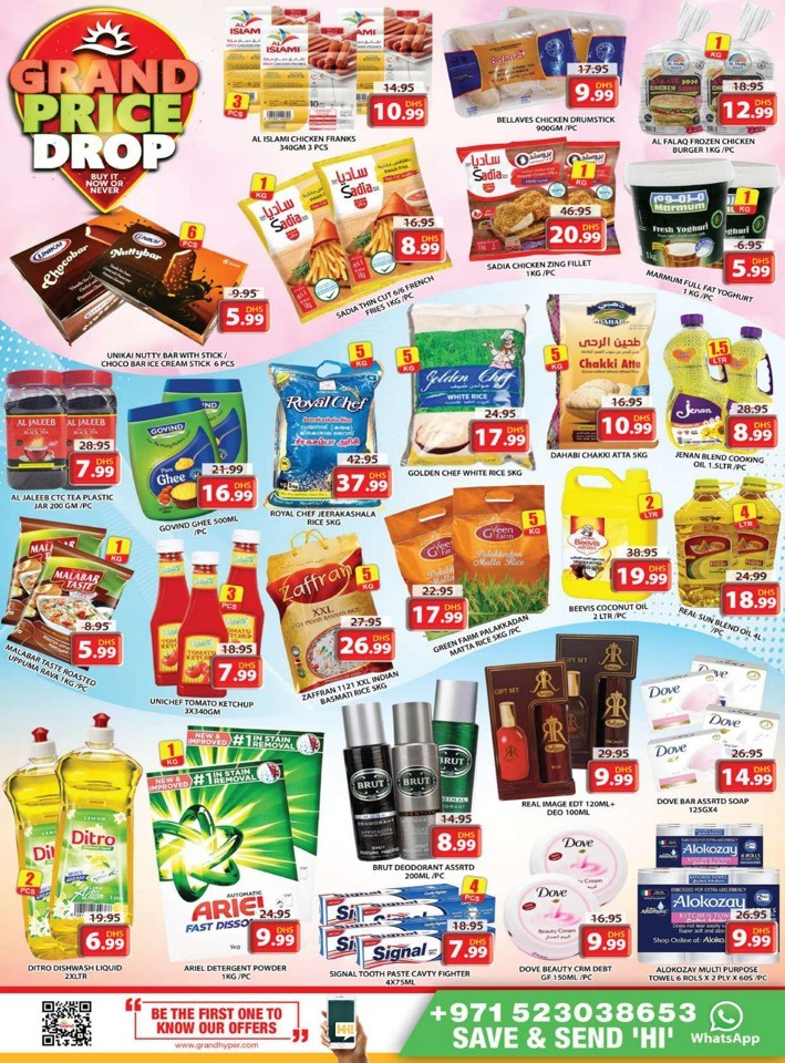 Grand Mall Sharjah Midweek Grand Price Drop Flyer