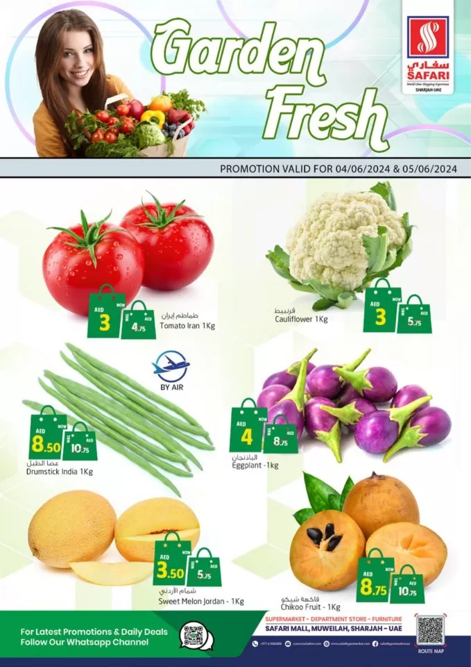 Safari Hypermarket Sharjah Midweek Garden Fresh Deals Flyer
