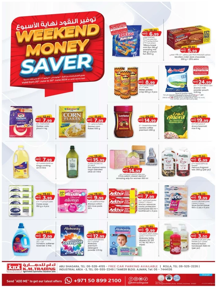 K M Trading Weekend Saver Deal 20-30 June 2024 Flyer