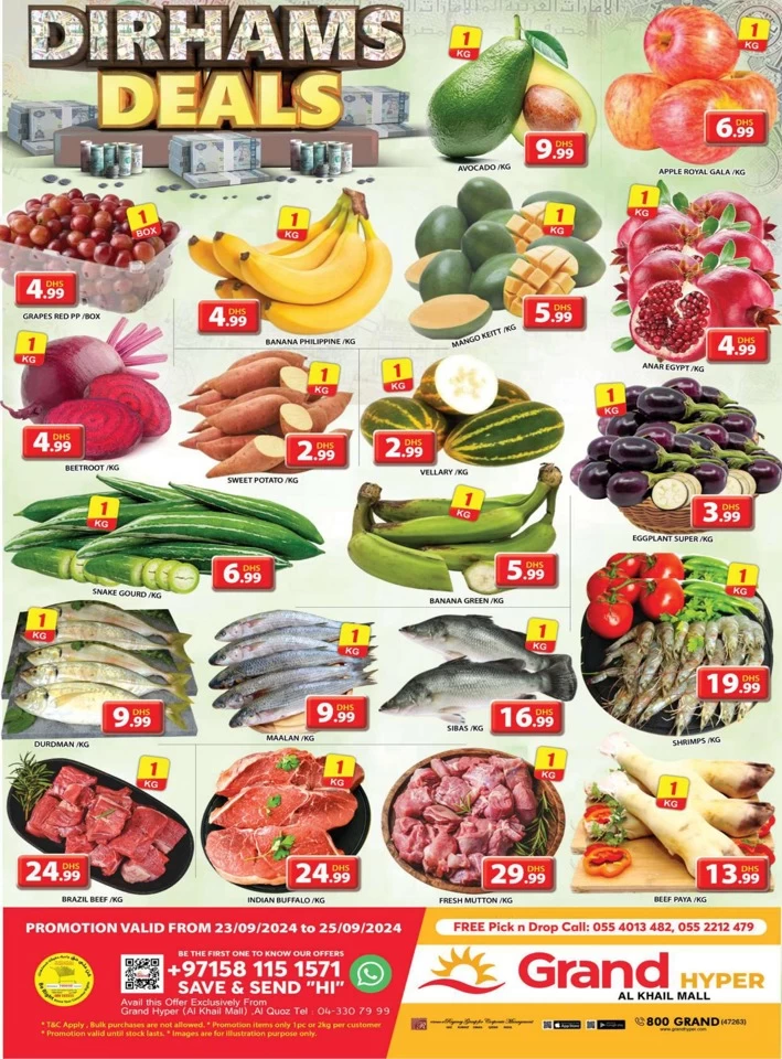 Grand Hyper Dubai Wednesday Deal 25 September 2024
